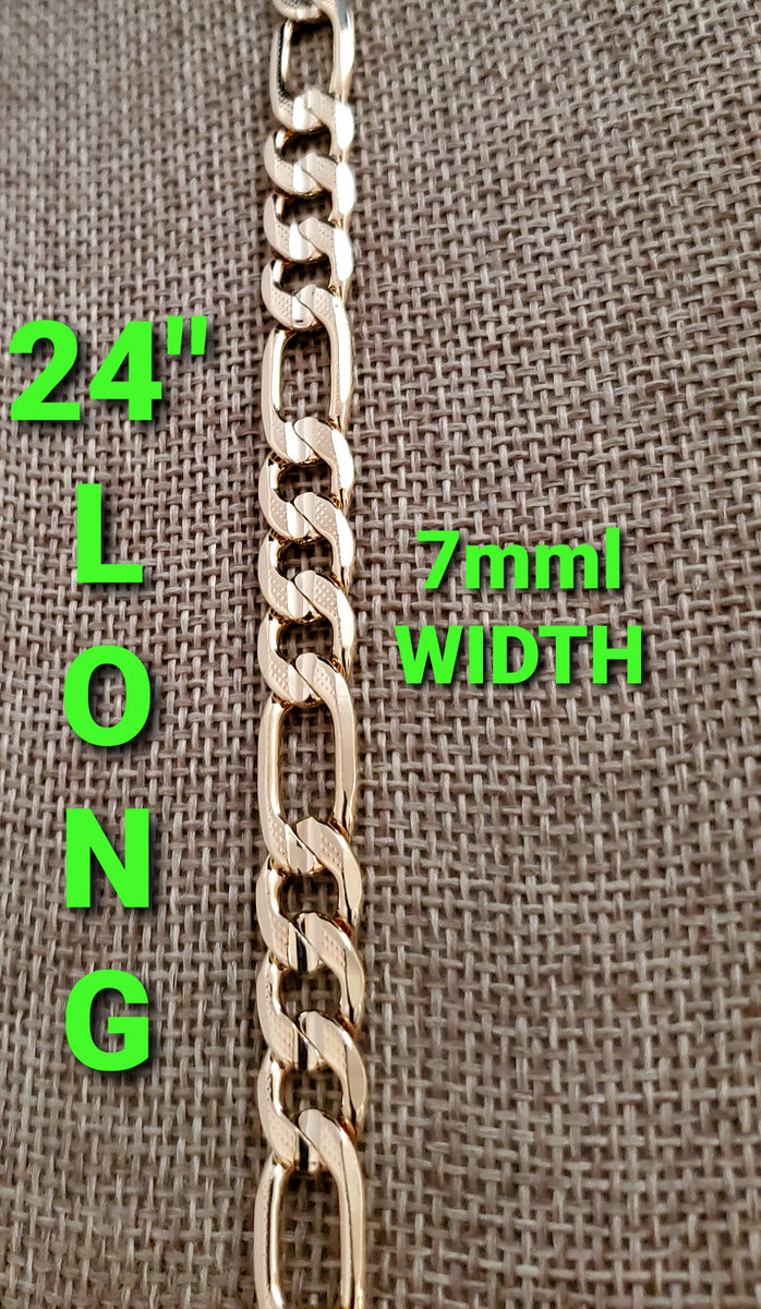 Centenario con cadena collar saint Jude necklace figaro chain CZ Penda ...