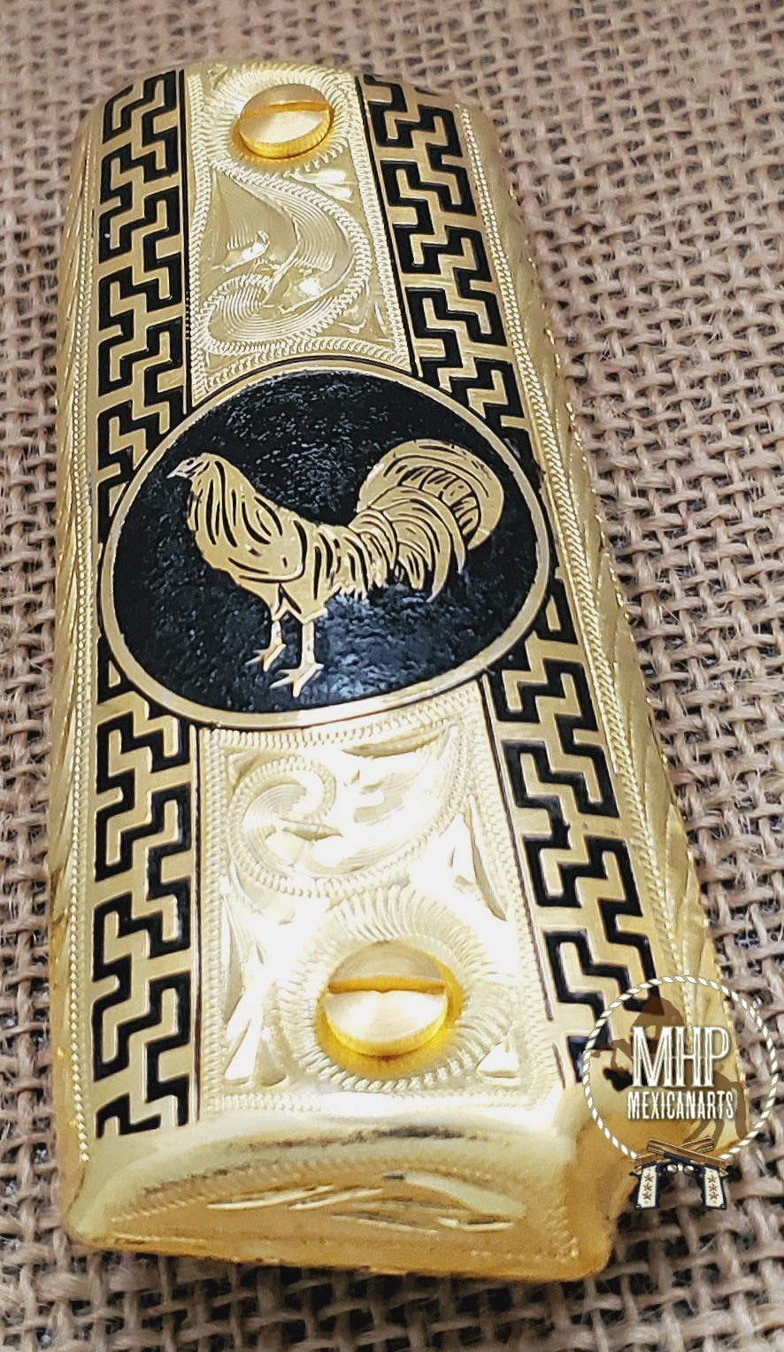 Gallos rooster palenque golden and silver 1911 full size mexican premi ...